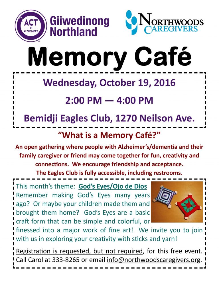memory-cafe-event-flyer - Northwoods Caregivers